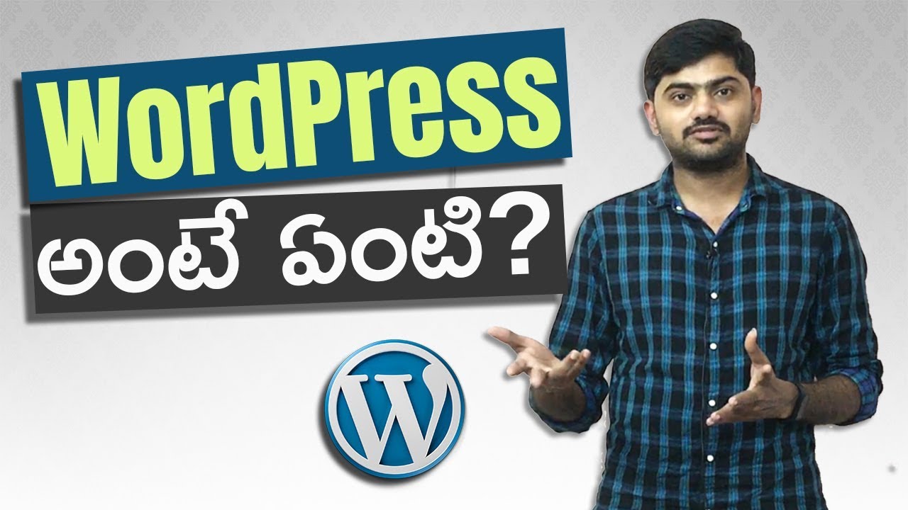 What is WordPress in telugu | Wordpress tutorials for beginners in telugu 2021 | Lesson 1 - Tech ...