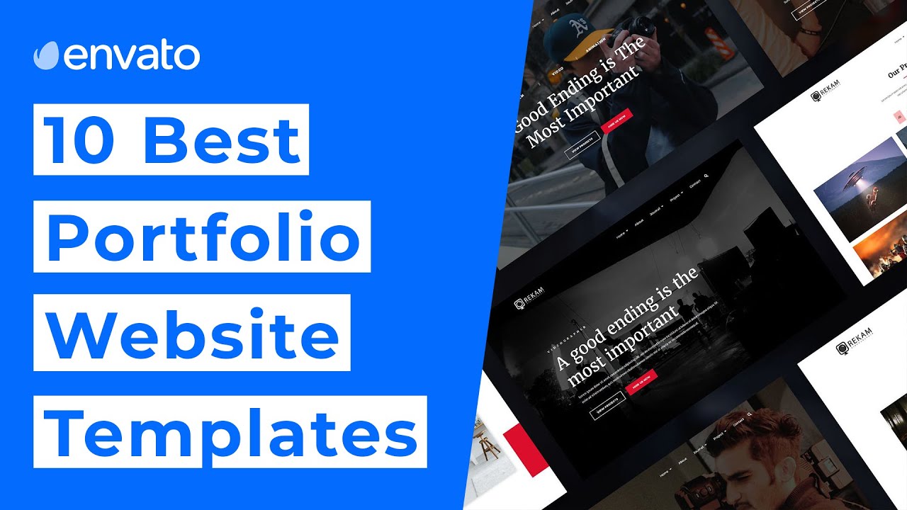 10 Best Portfolio Website Templates [2021] - Tech Glean